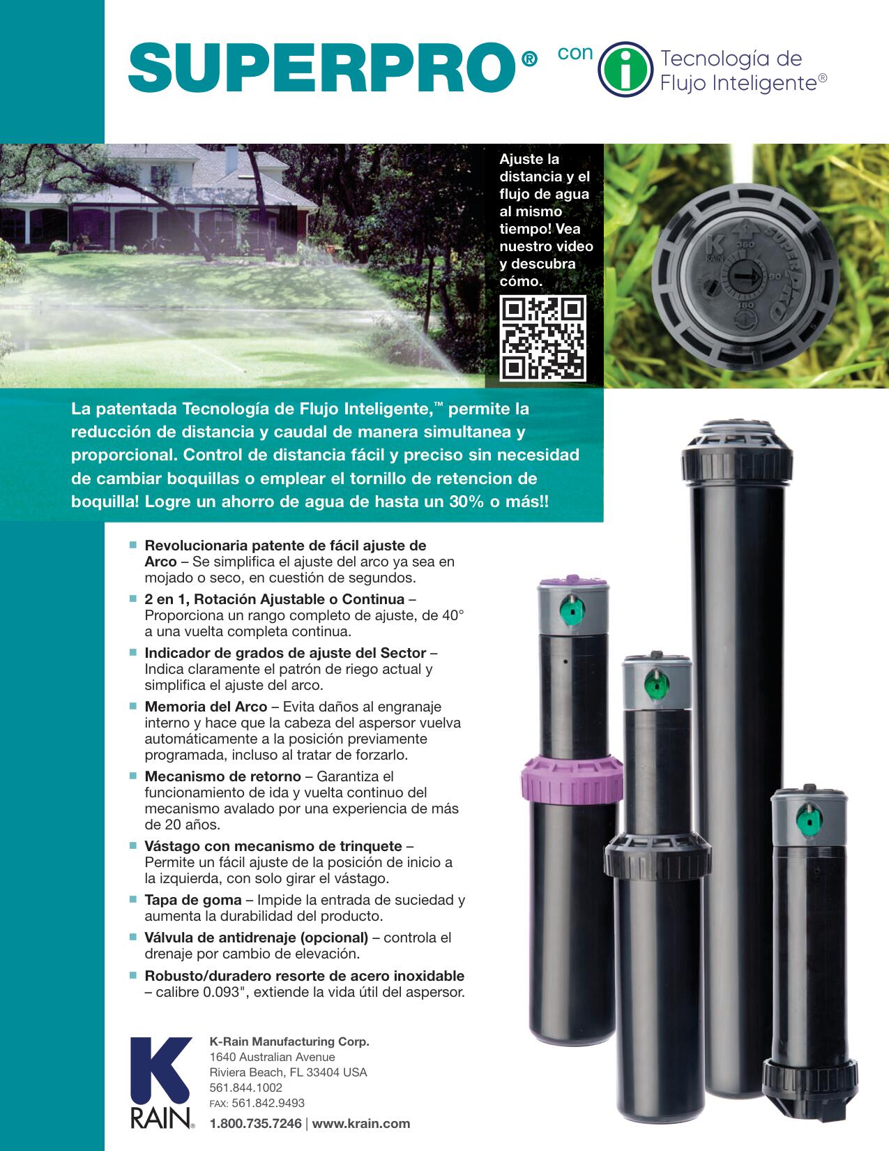 K Rain Nozzle Charts | SprinklerDude®
